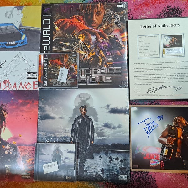 Juice Wrld Signed & Inscribed "999" Autographed 8x12 Inch Photo + COA ...