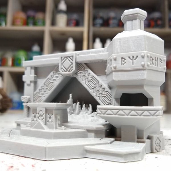 Dnd Dwarf Dwarven Forge Blacksmith Shop Weapons and Armor Tabletop ...