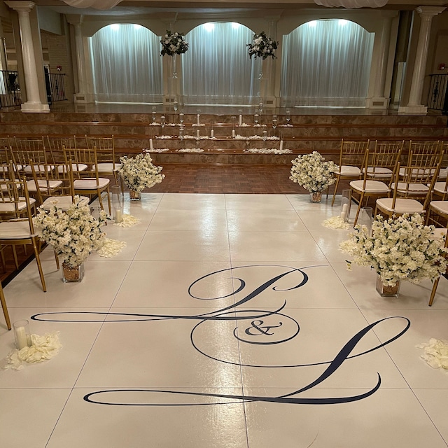Wedding Floor Decals Wall Decals Party by SignJunkies on Etsy