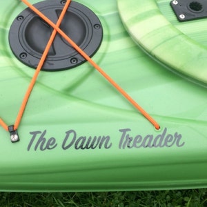 Kayak Vinyl Decal Custom Kayak Decals Kayak Name Decal Jet Ski Decal ...