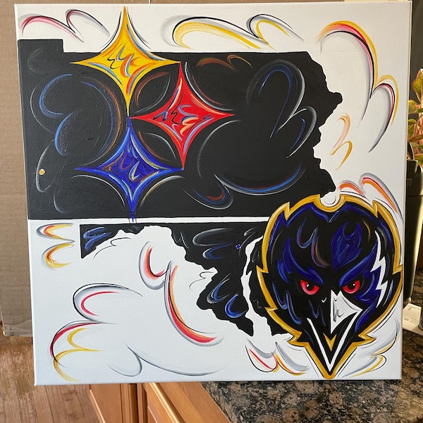 Artist’s Interpretation in Abstract of St. Louis Cardinals Painting Art ...