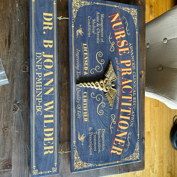 Nurse Practitioner Wood Sign With Optional Personalization >>> Order by ...