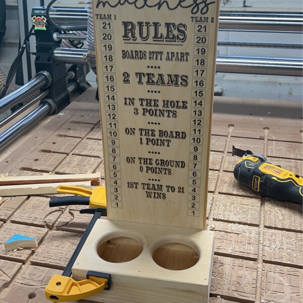 Cornhole Madness - Tournament Bracket SVG File - Etsy