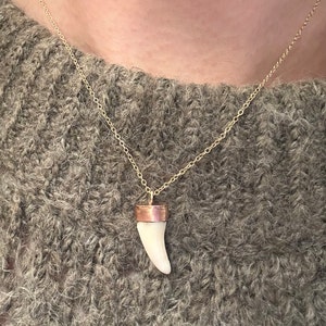 Custom Puppy/ Kitten Tooth Necklace // Pet Memorial Necklace // Dog ...