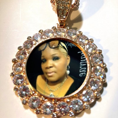 Cross Stitch Mini Frame Tiny Pendant Small Embroidery Hoop Necklace ...