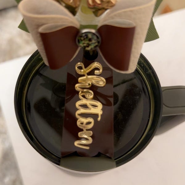 Chocolate & Gold Stanley Topper, Gold Stanley Topper, Brown Stanley ...