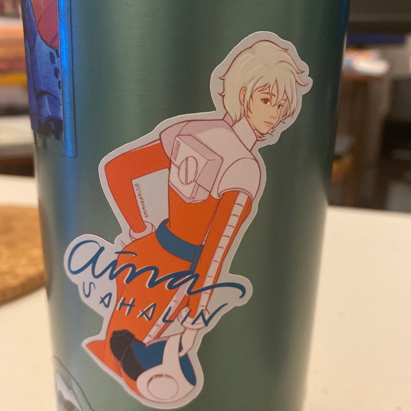 GG S2 Vinyl 6PC. Sticker Pack, Kawaii Cute Anime Girl Stickers, Mecha ...