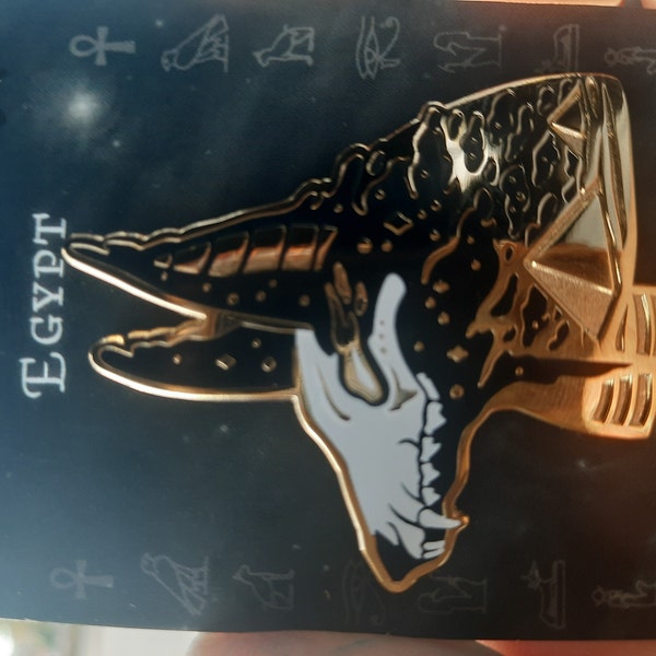 Anubis Enamel Pin - Cosmic Pantheon Egypt, Egyptian Gods, Egyptian ...