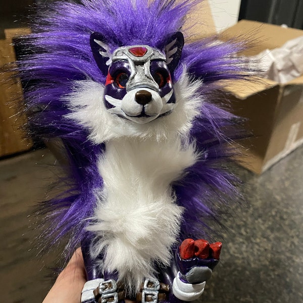 LARGE AVIAN: Raven/crow Woodbaby,handmade Shoulder-sitting Puppet ...