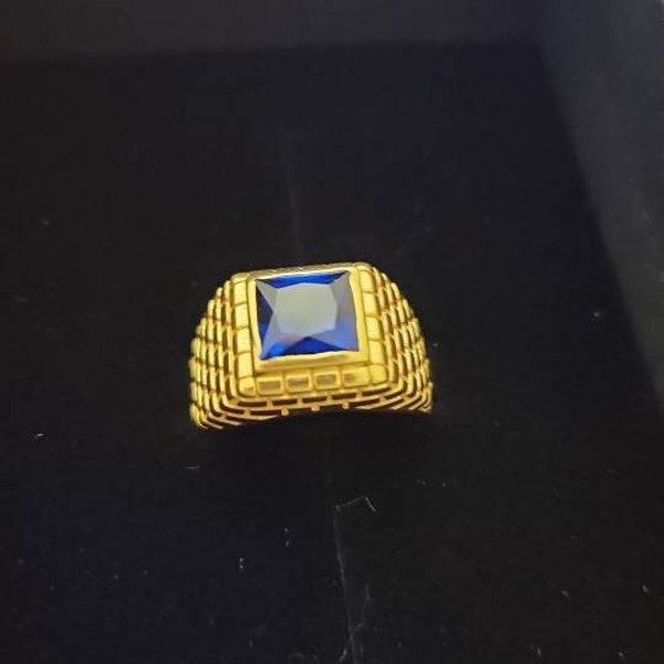 Unique Mens Pinky Signet Ring in Silver, Rectangle Solid Silver Pinky ...