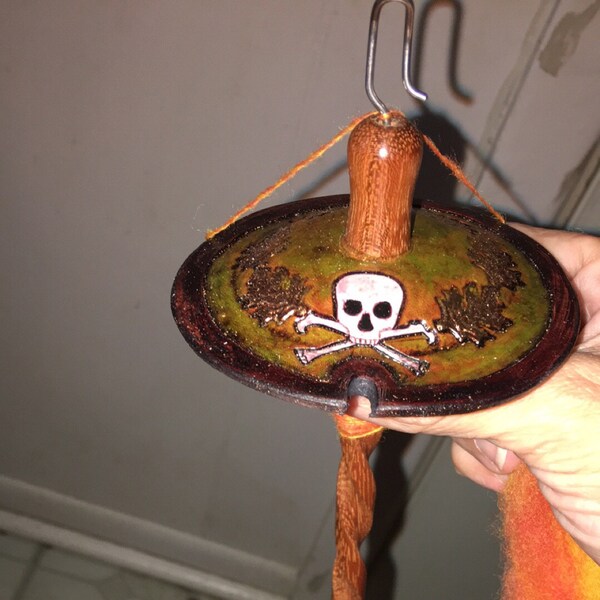 Viking Santa Drop Spindle EDS 0847 Leather Whorle - Etsy Canada