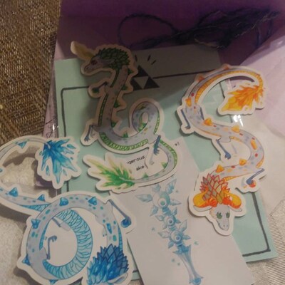 Zelda Dragons Stickers Pack Stationery - Etsy