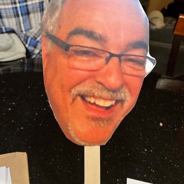 Face Stick, Face on a Stick Prop, Photo Face Stick, Big Head on a Stick ...