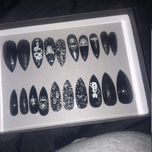 Supernatural Magic Nails | Magical Nails | Crystal Ball Nails | Nails ...