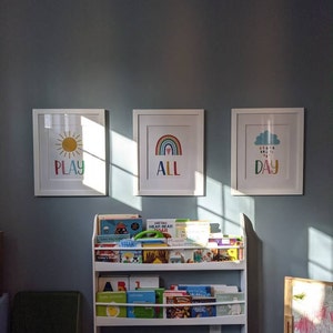 Let's Just Play Let's Just Play Print Girls Playroom | Etsy