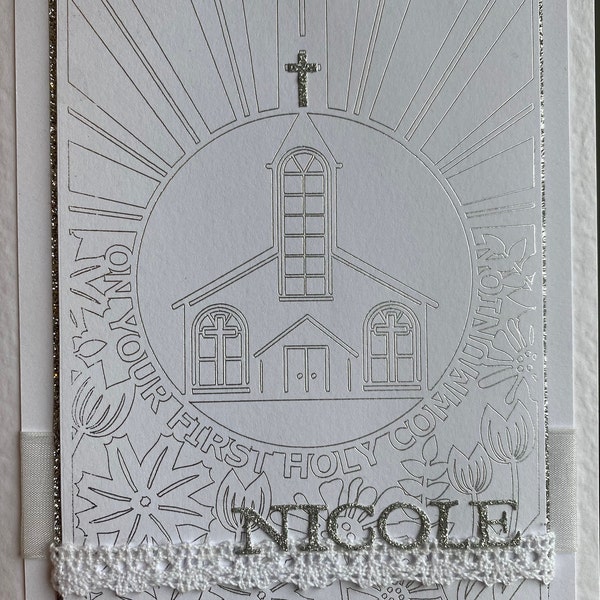 First Holy Communion Paper Cut Svg / Dxf / Eps Files and Pdf / Png ...