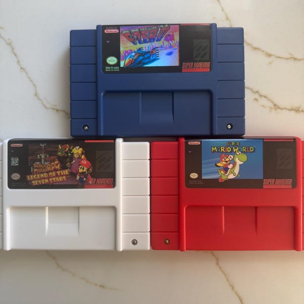 Super Famicom Cartridge Game Replacement Labels. Replace Your Game ...