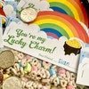 St. Patrick's Day Treat Bag Toppers, Printables, Rainbow Seeds, Lucky ...