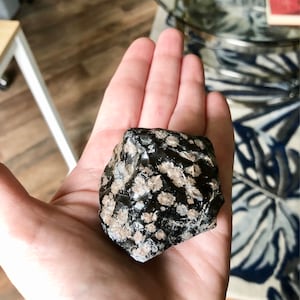 Raw Snowflake Obsidian Crystal 13 Rough Snowflake Obsidian Stone Healing Crystals & Stones ...