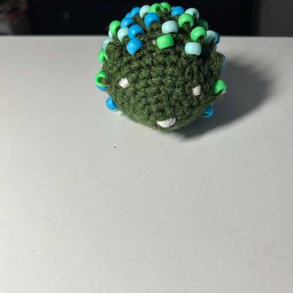Beaded Fidget Hedgehog Crochet Pattern | Crochet Fidget Toy | Fidget ...