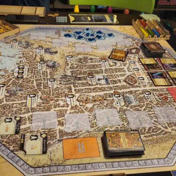 Radlands - Vinyl Playmat Gameboard for 2 Players- Custom Product ...