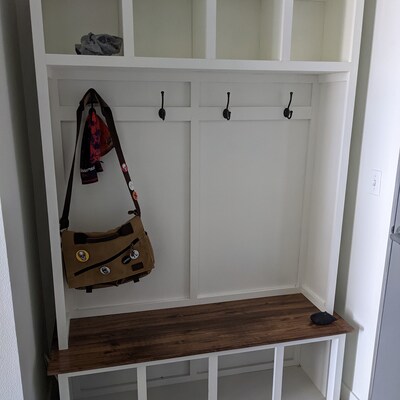 Add-on Fee Solid Dividers Between Cubbies of Entryway Bench - Etsy