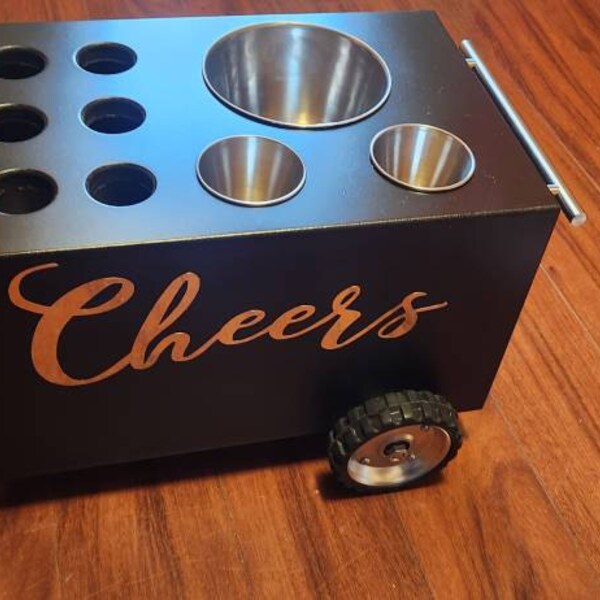 Shot Glass Table-top Bar Carts - Etsy