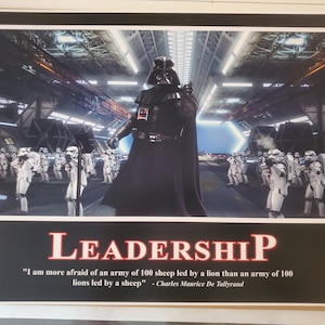 Digital Download Darth Vader leadership Poster 2 - Etsy