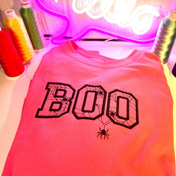 BOO Embroidery Design, Halloween Boo Machine Embroidery Design, BOO ...