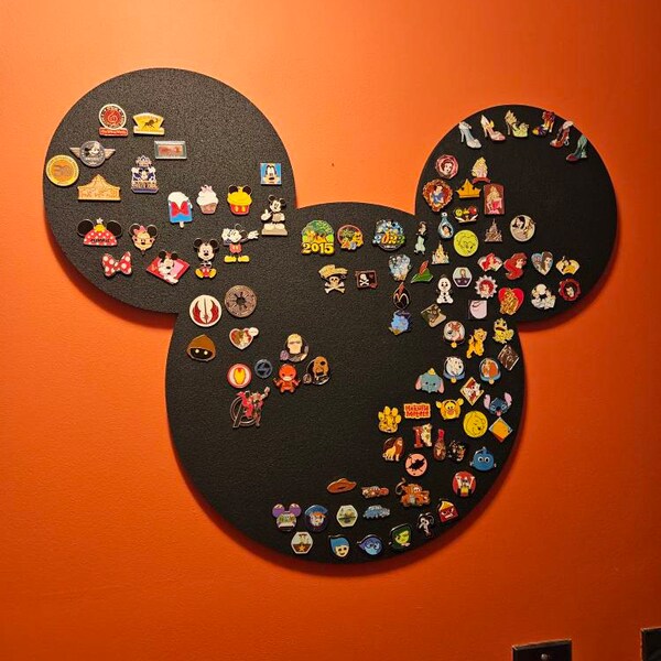 Mickey Mouse Cork Boards. Mickey Pin Display. Disney Pin Board, Mickey ...