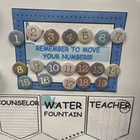 Student Number Magnets Attendance Magnets Calendar Magnets Counting ...