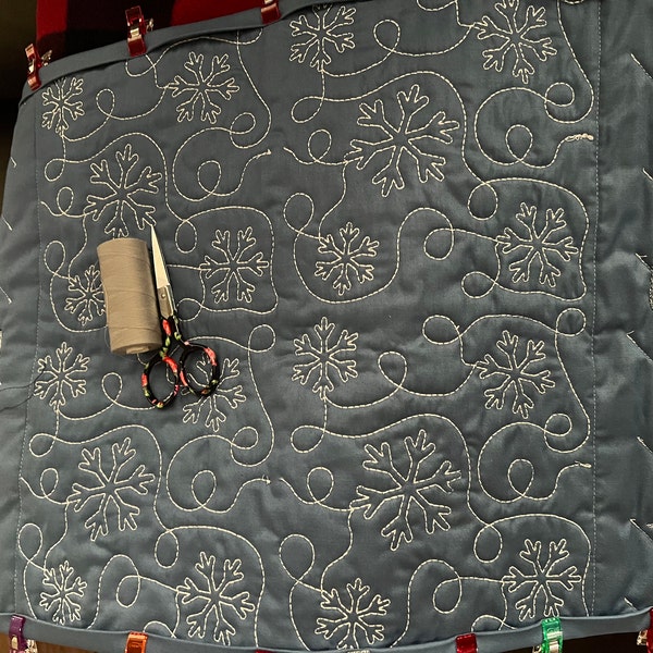 Snowflake Quilting Embroidery Design. Snowflake Quilt Block Embroidery Design. Christmas ...