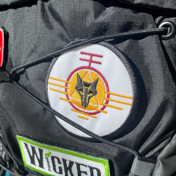 Red Rising Embroidered Patches, Gold and Red Sigil, Embroidered, House ...