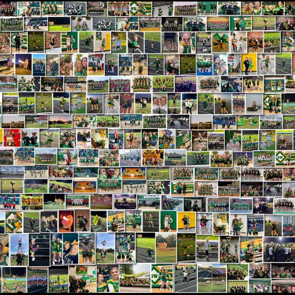 Custom Full Photo Collage , Gift for Birthday - for All Your Special ...