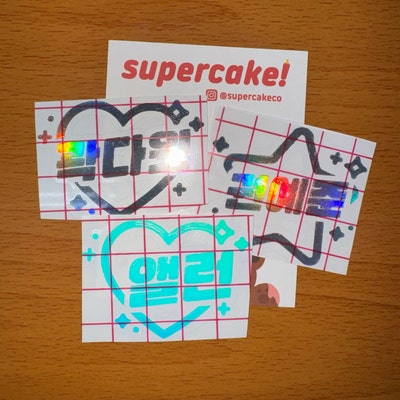 Custom K-pop Kpop Holo Decal Vinyl Lightstick Sticker - Etsy