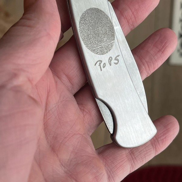 Personalized Fingerprint Knife, Memorial Knife, Custom Knife, Custom ...