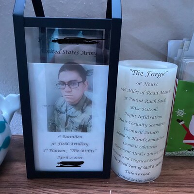 Army Forge Candle DECAL clear Sticker - Etsy