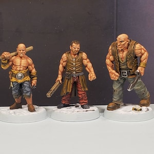 Thugs 3D Printed Resin Miniature | Tabletop Role Playing | Dungeons and ...