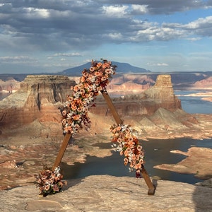 Boho Bridal Bouquet, Blush Pink and Blue Wedding Bouquet, Wedding ...