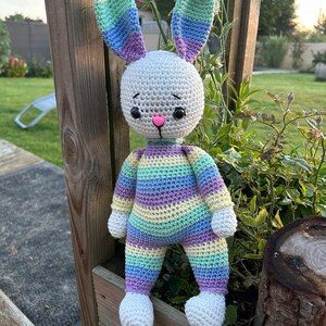 Crochet Pattern Pyramid Rabbit, Stacking Educational Toy With Rings ...