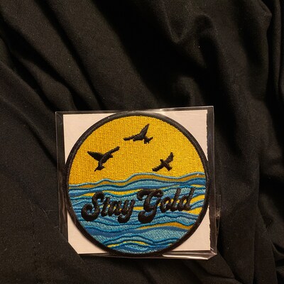 Stay Gold Iron on Patch - Etsy