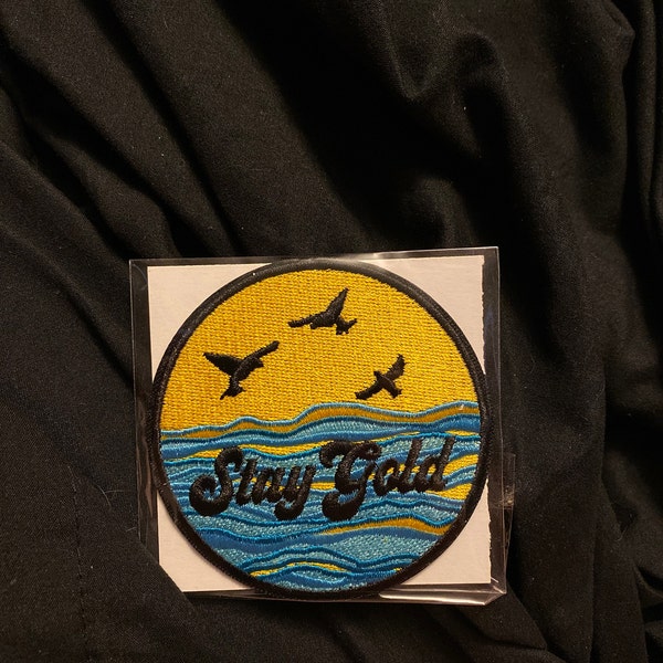 Stay Gold- Iron on Patch - Etsy