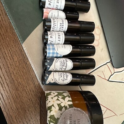 Rosewater Beignets Botanical Perfume Oil: 100% Handmade, Natural ...