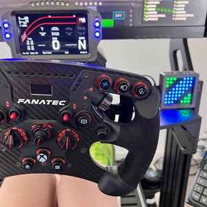 Sim Racing Dashboard Touchscreen Display Leds RPM Simhub, PSR GT 5.0 ...