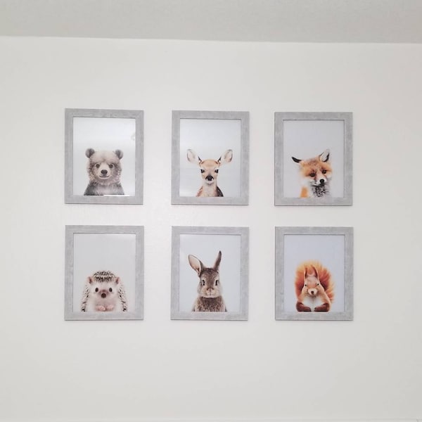 Woodland Nursery Prints, Woodland Animal Prints, Nursery Animal Print ...