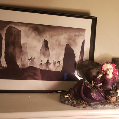 OUTLANDER FAN ART Ink Painting Outlander Dancing Maidens Print - Etsy