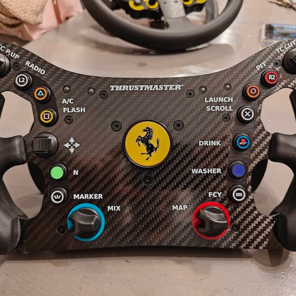 Fanatec Rally Module 10mm Stickers for Various Simulator Wheel/button ...