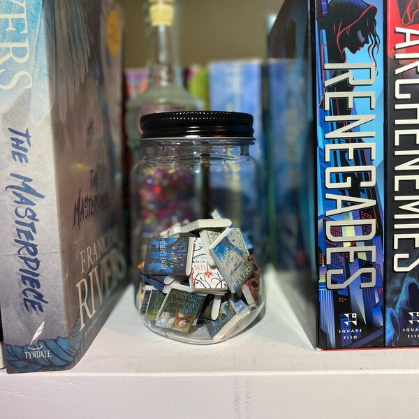 Personalized Mini Book Jar for Book Lovers - Custom Year in Books - TBR ...
