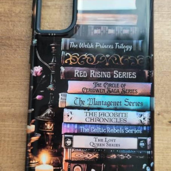 Personalized Favorite Book Phone Case: Custom Bookshelf Dark Academia ...