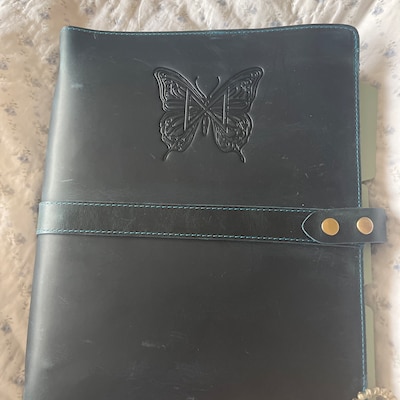 Custom 7 Ring Check Book Binder Portfolio, Check Binder With Handle ...
